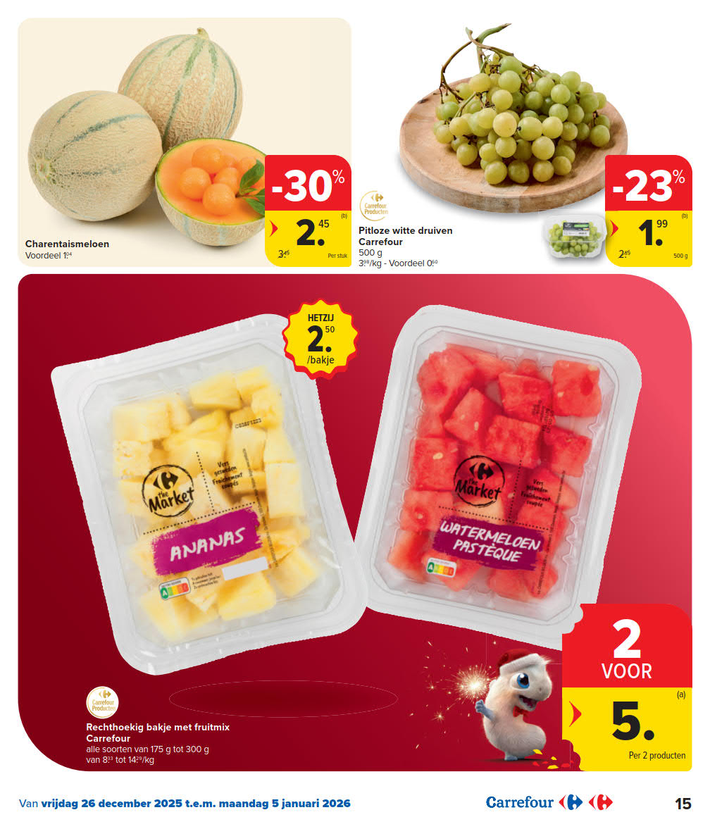 Carrefour folder van 26 décembre tot 05 janvier. | Folderswinkels.be