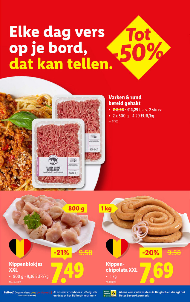 Lidl folder van 14 janvier tot 20 janvier. | Folderswinkels.be