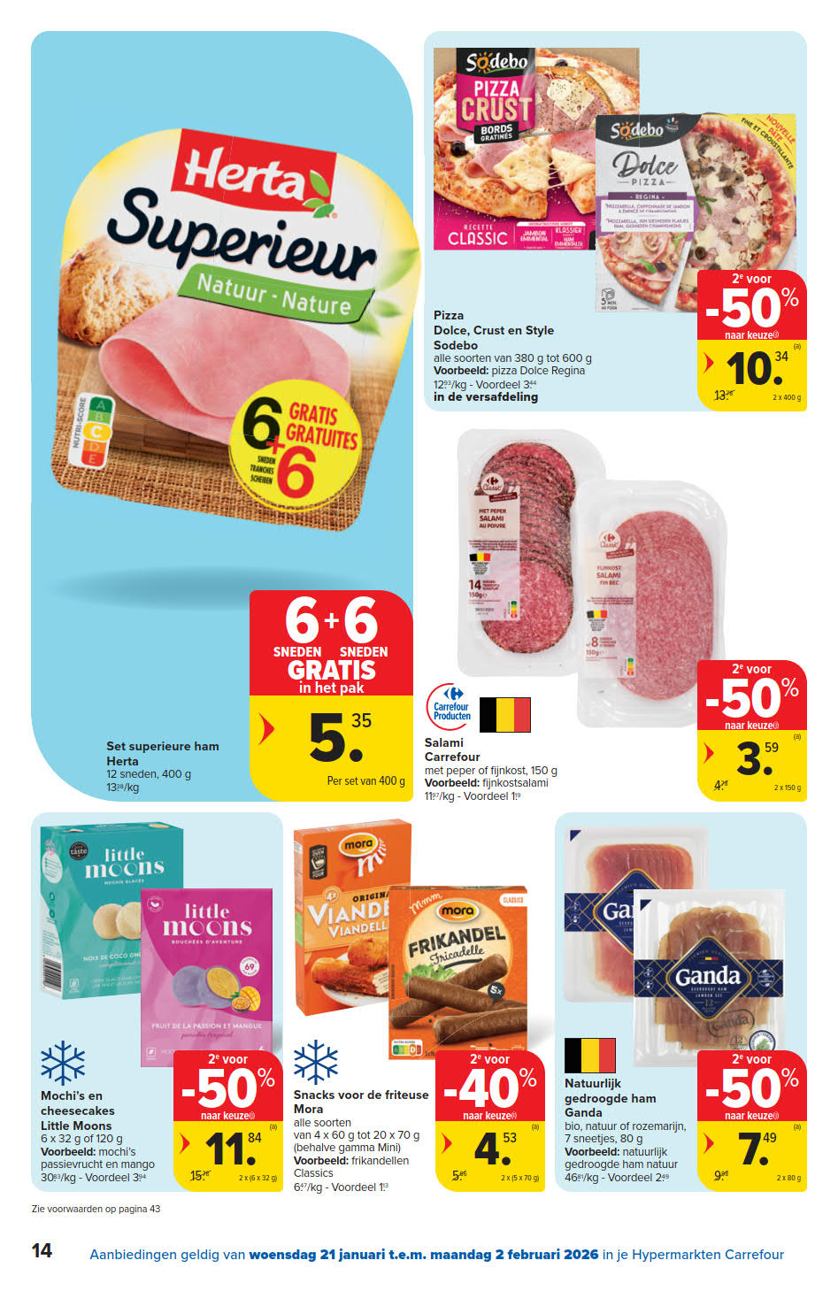 Carrefour folder van 21 janvier tot 02 février. | Folderswinkels.be